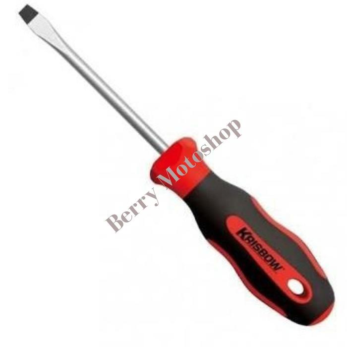 Jual OBENG MIN / SCREWDRIVER SLOTTED 5.5x150 (Slot (-)) KRISBOW - Kota ...