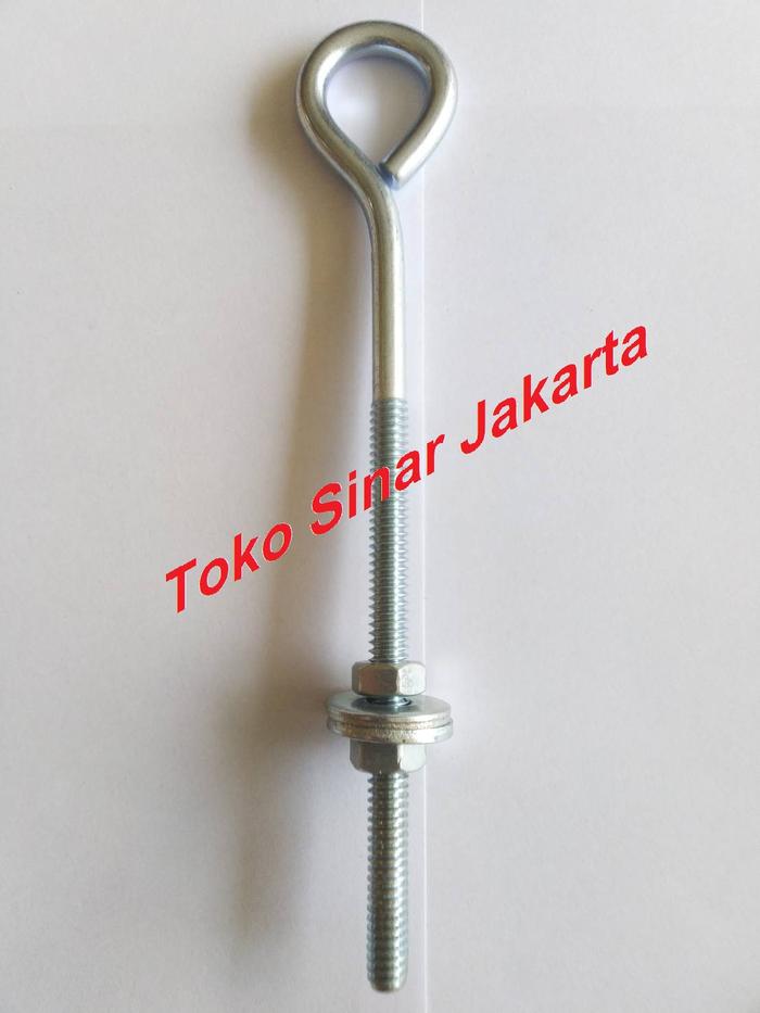 Jual Gantungan Gantung Kait Cantolan Roofing Hook Bolt Baut Mur Ring 6 ...