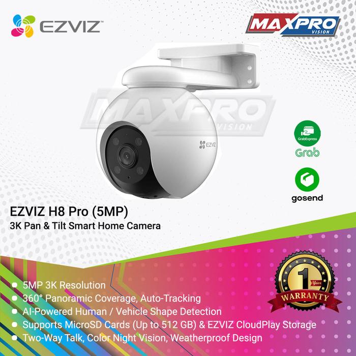 Jual EZVIZ H8 PRO 3K - IP CAMERA 5MP SMART WIRELESS PAN TILT CAMERA ...