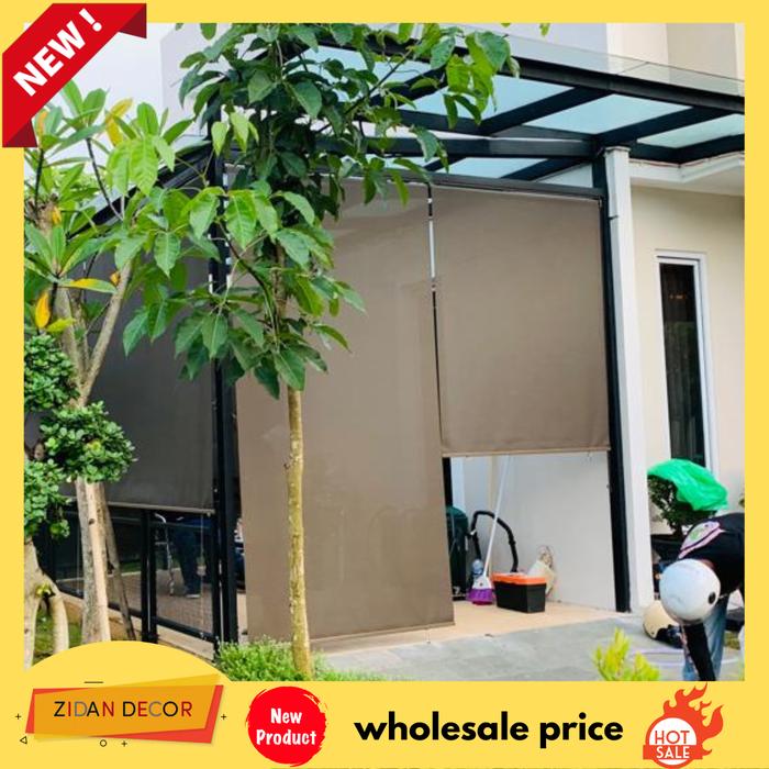 Jual Suntex Blind / Tirai Outdoor Chain System / Tampias Air Hujan ...