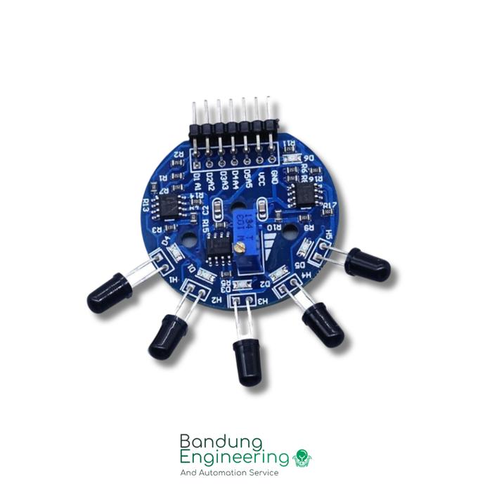 Jual INFRARED IR FLAME SENSOR MODULE 5 CHANNEL DIGITAL ADJUSTABLE - Kab. Bandung ...
