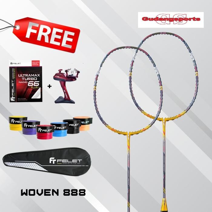 Jual RAKET BADMINTON FELET WOVEN 888 ORIGINAL - Jakarta Barat ...