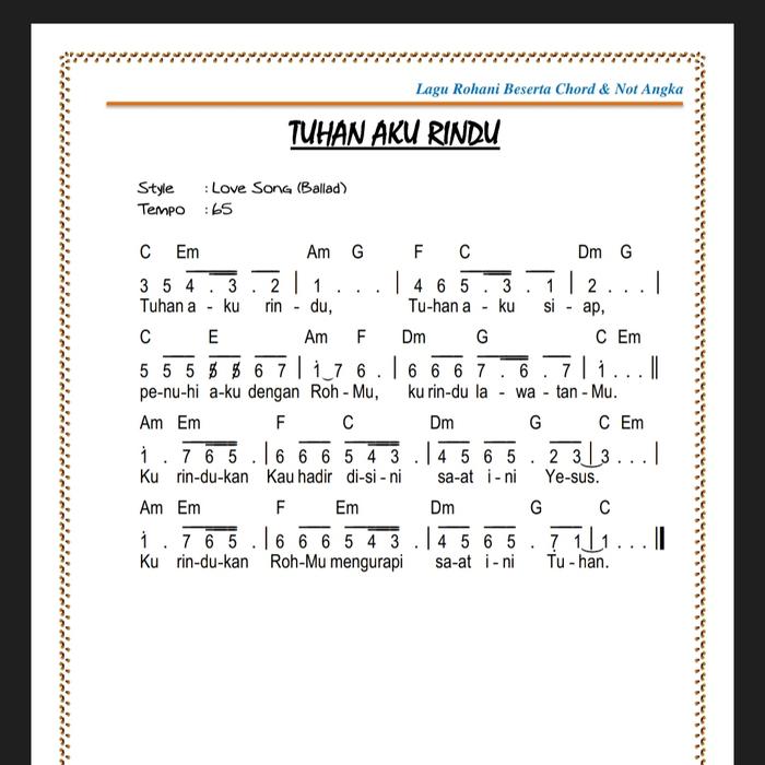 Jual Buku Lagu Rohani Dilengkapi Dengan Chord/kunci Dan Not Angka ...