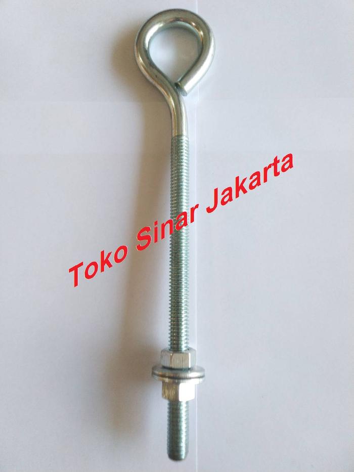 Jual Gantungan Gantung Kait Cantolan Roofing Hook Bolt Baut Mur Ring 10 ...