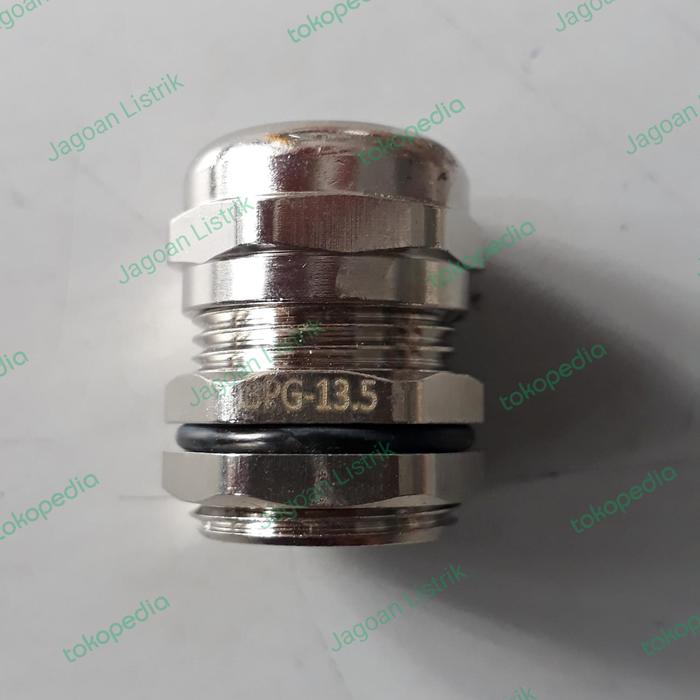 Jual Kabel Gland PG 13.5 Metal Besi 1/2 inch Brass Cable Gland PG 1 ...