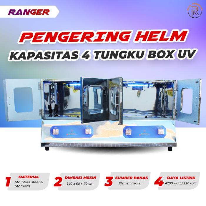 Jual Dryer Laundry Helm Bogo Full Face Kapasitas 4 Tungku Box Full ...