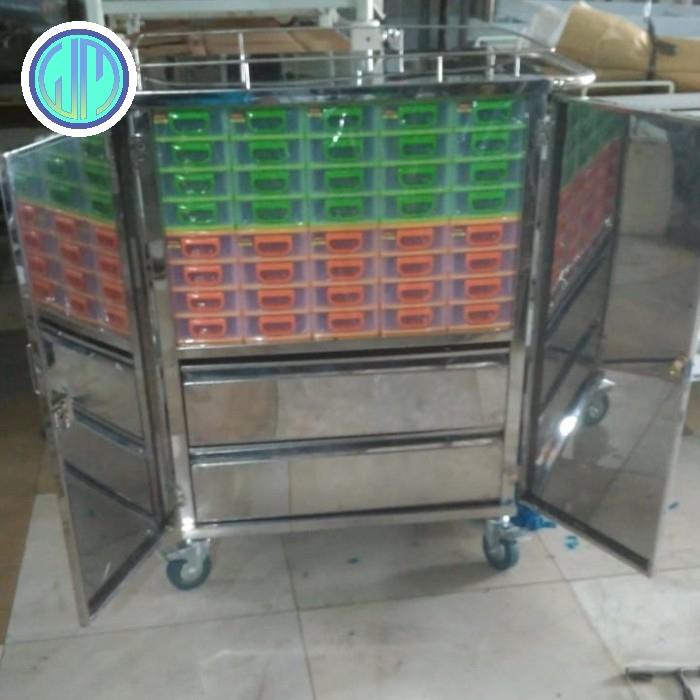Jual troli obat stainless troli obat medicine - Kab. Bogor - wasilah ...