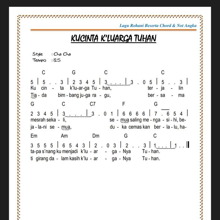 Jual Buku Lagu Rohani Dilengkapi Dengan Chord/kunci Dan Not Angka ...