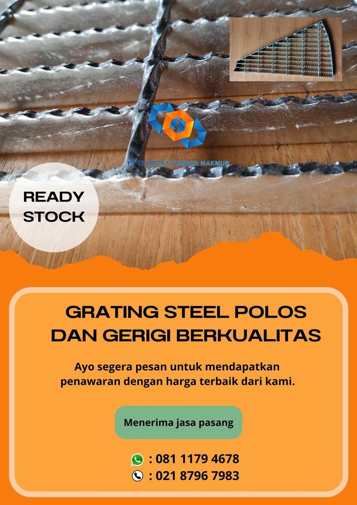 Jual GRATING STEEL GALVANIS DAN HDG UK 900 CM X 60 CM BISA CUSTOME ...