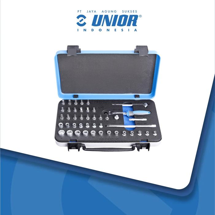 Promo UNIOR Socket set 1/4" in metal box - 188B Cicil 0% 3x - Jakarta ...