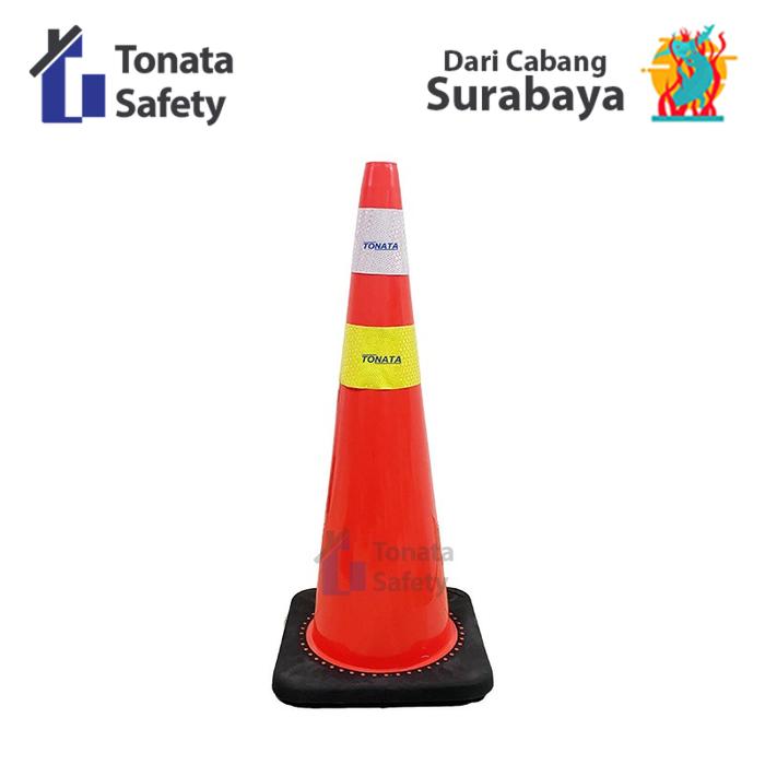 Jual Safety Traffic Cone 90 cm / Kerucut Lalu Lintas Tonata 4.3 Kg ...