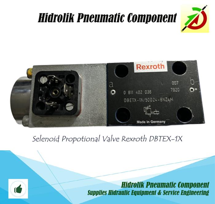 Jual Propotional relief valve rexroth DBETX-1X/50G24-8NZ4M / 08 11 402 036 - Jakarta Barat ...