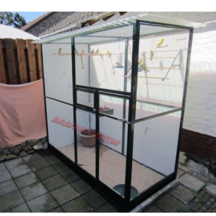 Jual Kandang Burung Ternak Koloni Aviary Lovebird Kenari Murai Besi ...