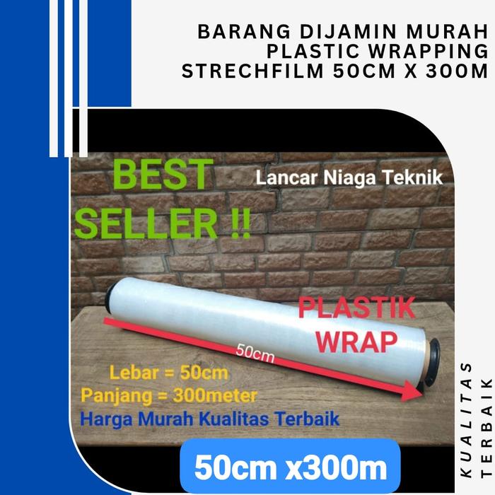 Jual Plastik wrapping strech film 50 cm x 300 meter - Jakarta Barat ...