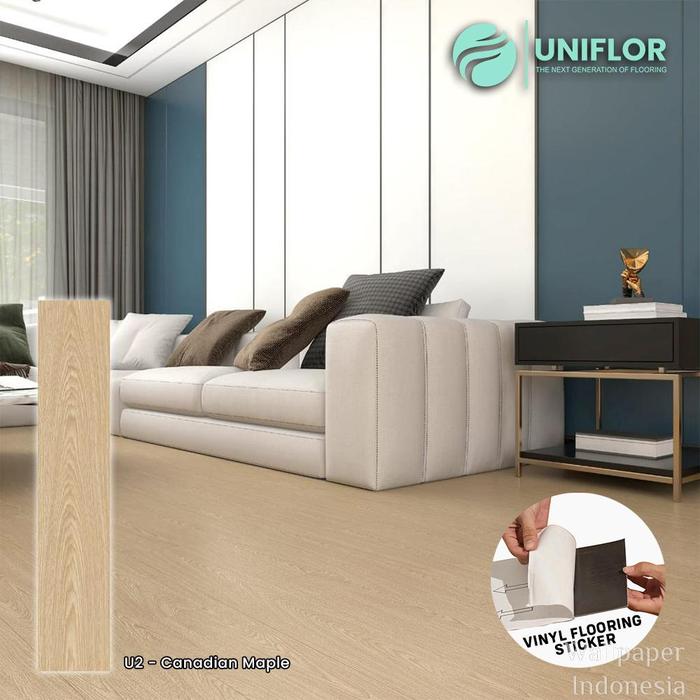Jual Lantai Vinyl STICKER-Marvel Flooring Tebal 2mm-Lantai Kayu ...