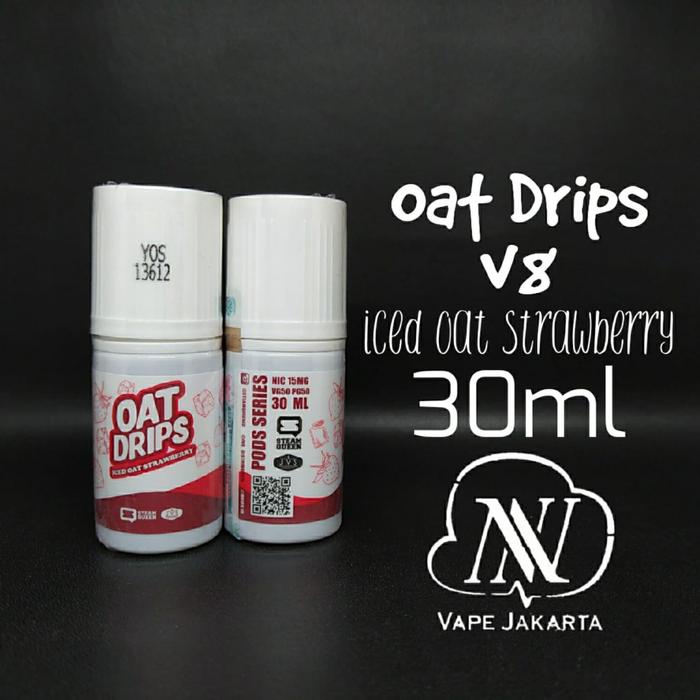Jual Oat Drips v8 Iced Oat Strawberry Pods Friendly 30ml 14mg - Jakarta ...
