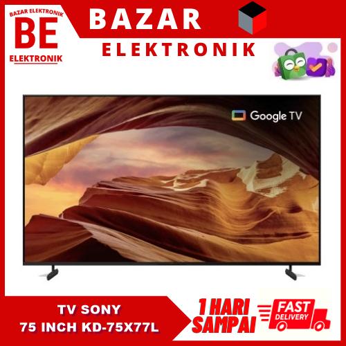Promo TV SONY KD-75X77L SMART GOOGLE TV 4K HDR 75 INCH KD75X77L KD ...