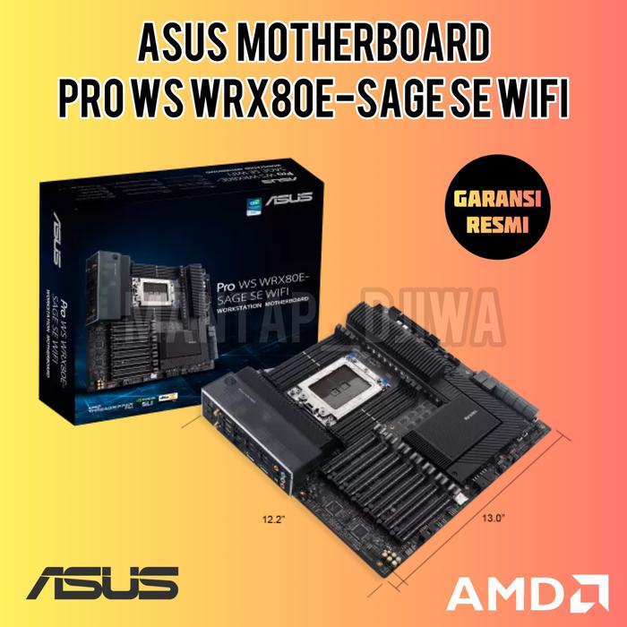 Jual Asus Motherboard Pro WS WRX80E-SAGE SE WIFI AMD Threadripper-New ...