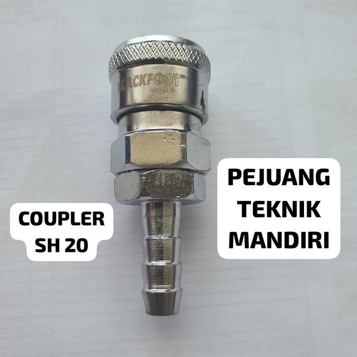 Jual QUICK COUPLER SELANG SH20 PH20 / SAMBUNGAN SELANG KOMPRESOR SH20 ...