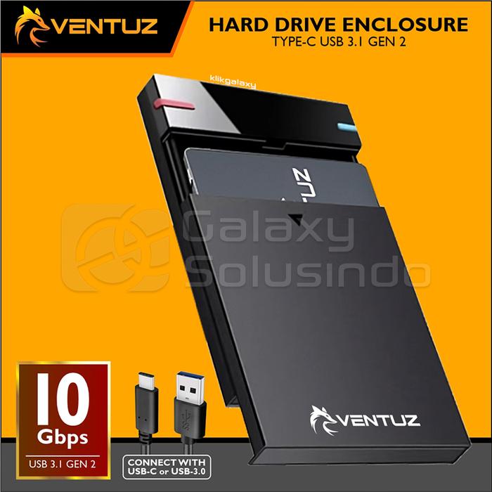 Jual VENTUZ Hard Drive Enclosure 2.5 inch USB Type-C - Kota Malang - GASOL | Tokopedia
