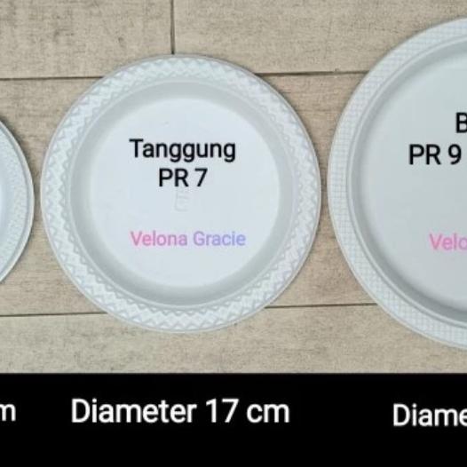 Jual Piring Plastik BESAR PR 9/ 500 isi 50 pcs Ukuran Piring Makan ...