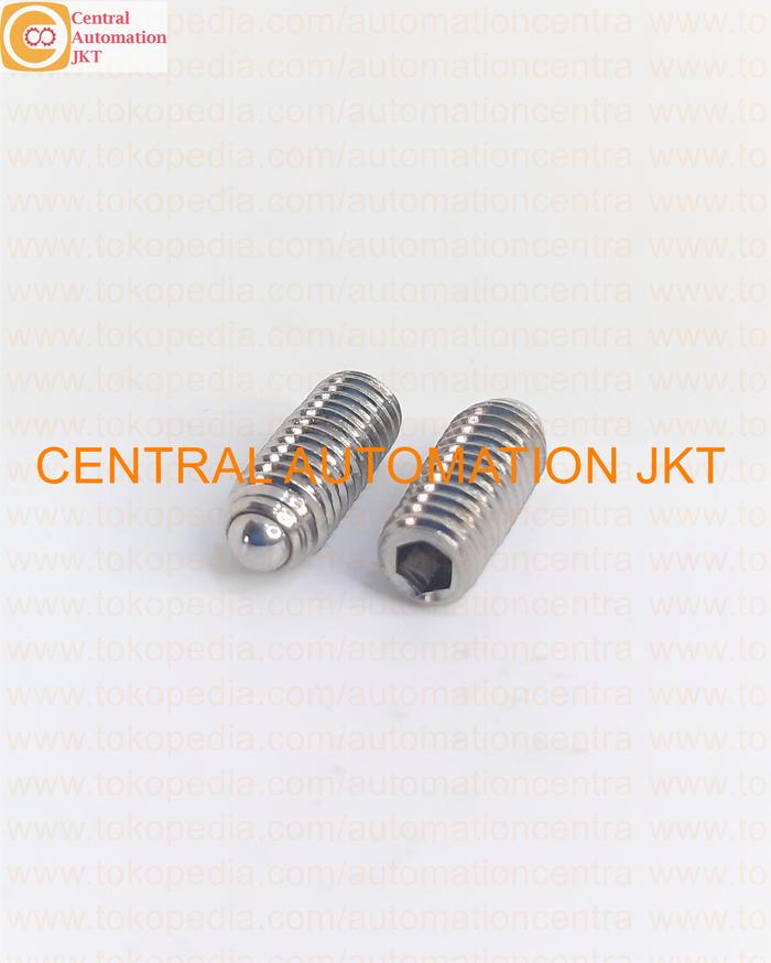Jual Ball Plunger M3 M4 M5 M6 M8 M10 Baut Stopper Stainless Steel - M3 ...