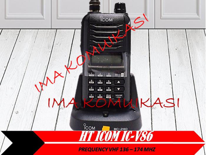 Jual Icom IC-V86 Handie Talkie VHF 136-174 MHz 7Watt Power Original ...