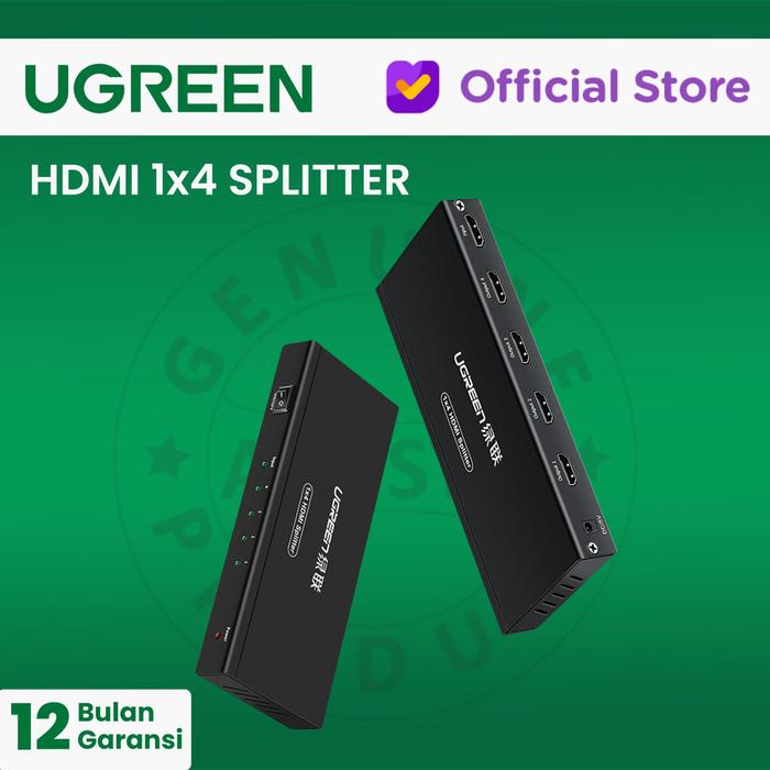 Jual UGREEN HDMI SPLITTER 1x4 port 1 input / 4 output 4K UltraHD ...
