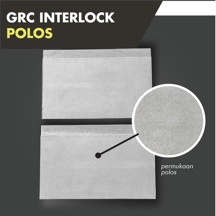 Jual Sample Grc Interlock Polos / Sampel Grc Siding Tali Air 20 cm x 30 ...