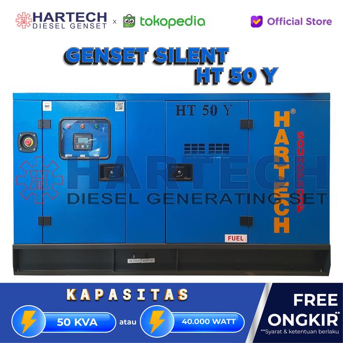 Jual HARTECH Genset HT 50 Y Silent Type 50 Kva / 40.000 Watt - Kab ...