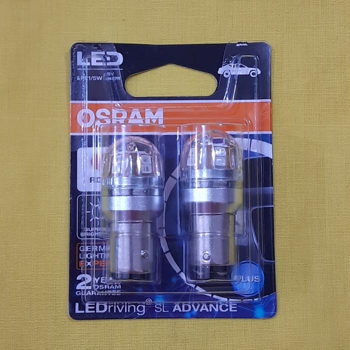 Jual Led Rem Osram P21/5W Merah Red S25 BAY15d 9457R Led Rem Osram Bayonet - Kota Surabaya ...