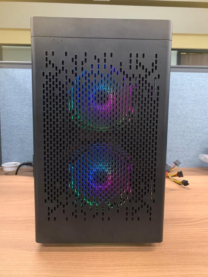 Promo Cube Gaming LINSEL - Tempered Glass Mini Tower m-ATX Gaming Case ...