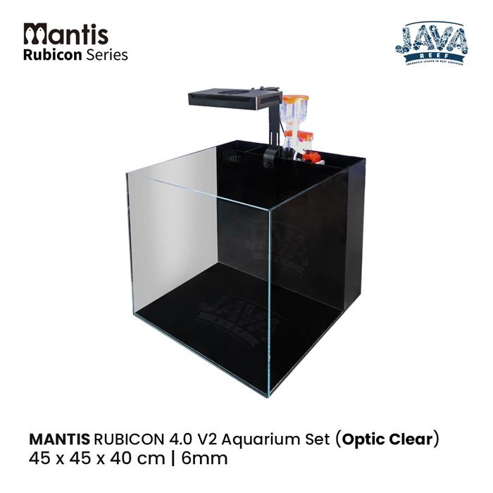 Jual Aquarium Mantis Rubicon 4.0 V2 Aquarium Set Sudah Termasuk PACKING ...