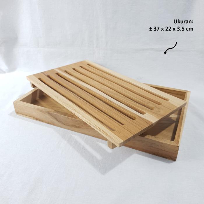 Jual Talenan Potong Roti Kayu Jati Lusiosb Tempat Roti Tawar Kue Di ...