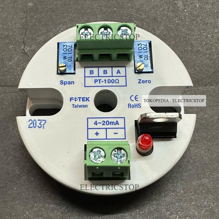 Jual FOTEK TR-2W-PT-100 TEMPERATURE TRANSMITTER PT100 to 4-20ma ...