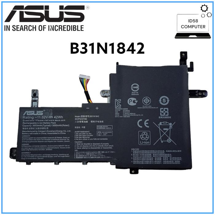 Jual BATTERY ASUS VIVOBOOK 15 K513 SERIES K513E B31N1842 - Jakarta ...