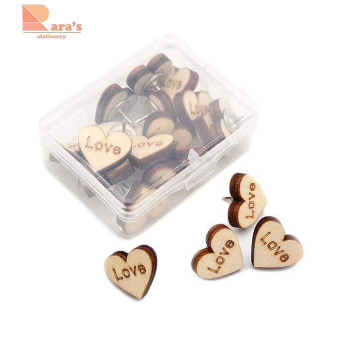 Jual Cute Push Pins Model Love / Paku Kertas / Paku Pin (Isi 20pcs/Box ...