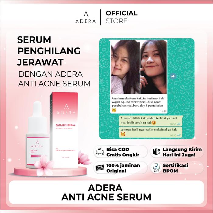 Promo ADERA ANTI ACNE SERUM | SERUM ADERA ANTI ACNE | ADERA SERUM ANTI ACNE - Jakarta Pusat ...