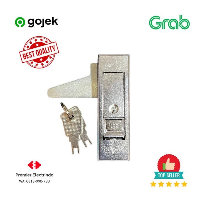 Jual Kunci Panel MS 603-3-1W - Push Button Silver untuk Box Panel ...