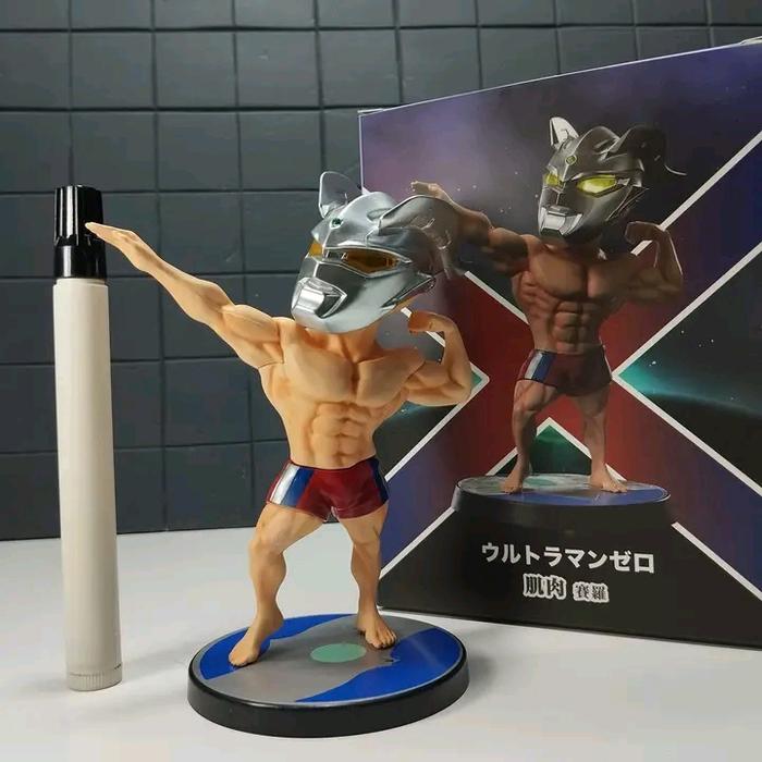 Jual mainan action figure muscle man kamen rider ultraman tiga cosplay ...