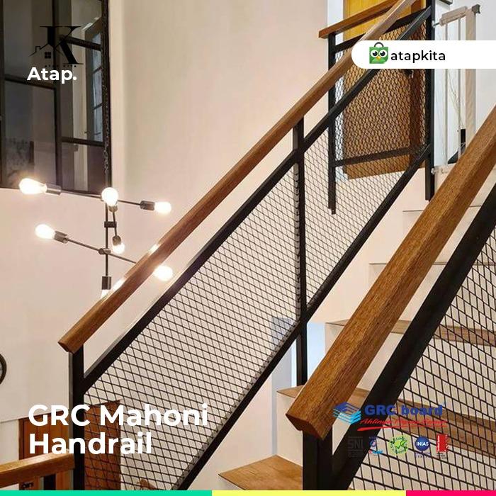 Jual Grc Handrail Mahoni / Pegangan Tangga / Handeling Tangga / Railing ...