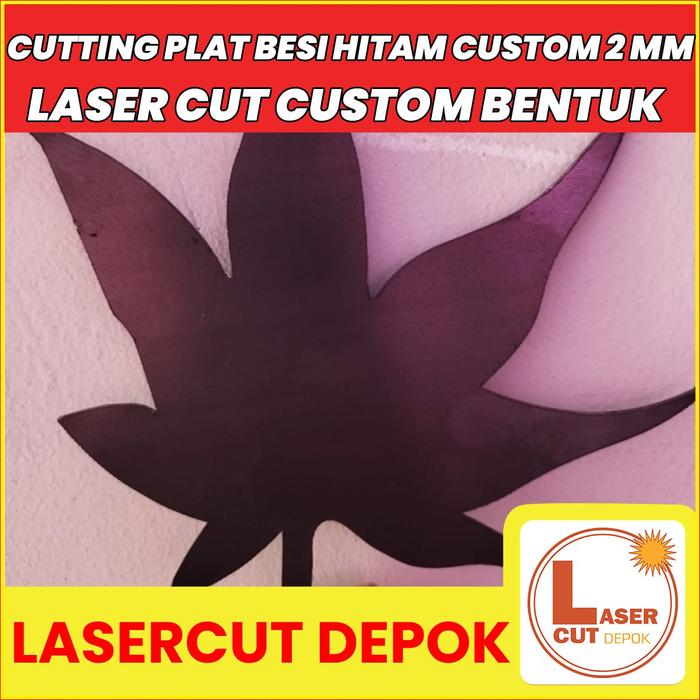Jual Cutting Plat Besi Hitam Custom 2 mm - Laser Cut Custom Bentuk ...