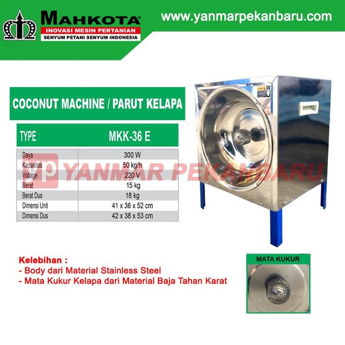 Jual Mesin Parutan Kelapa / Coconut Machine MAHKOTA MKK 36 E - Kota ...