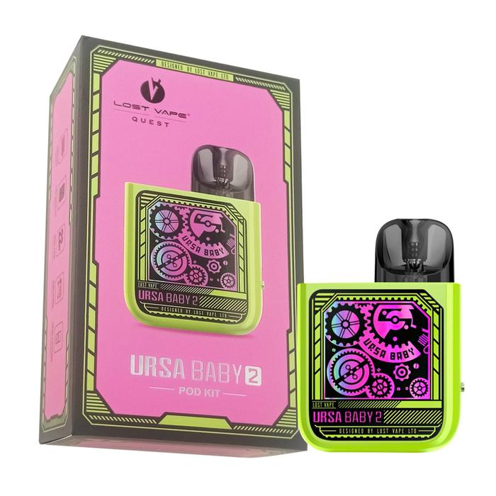 Promo Ursa Baby 2 Kit 900Mah Pop Green x Time Gear Authentic By Lost ...