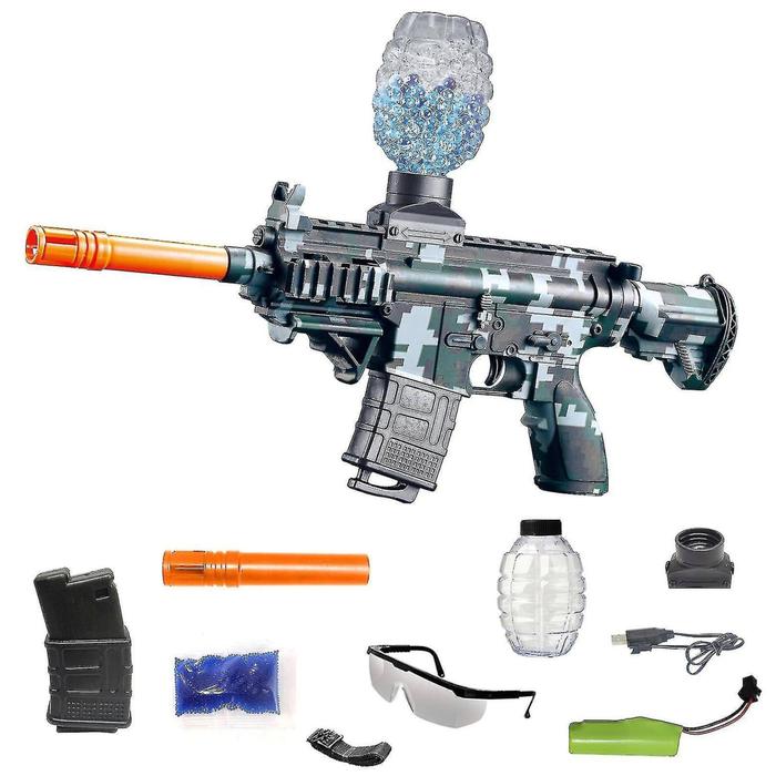 Jual Mainan Pistol Anak M416 Electric Splatter Gel Blaster - Merah ...