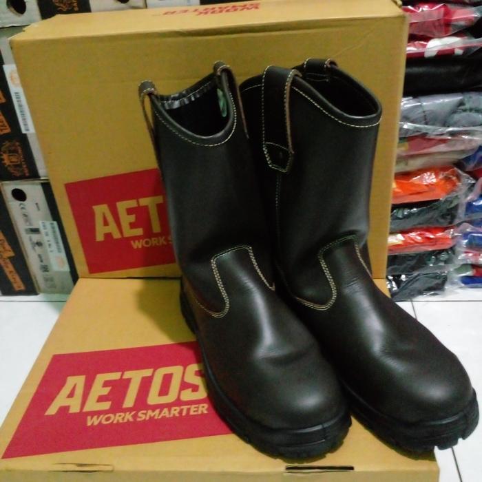 Jual Sepatu Aetos Lithium Brown 813017 Original Safety Shoes - Jakarta ...