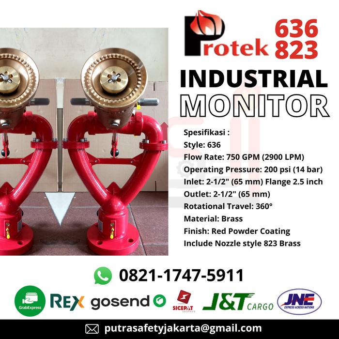 Jual FIRE MONITOR LOVE PROTEK 636 2.5 INCH INCLUDE ADJUSTABLE NOZZLE ...