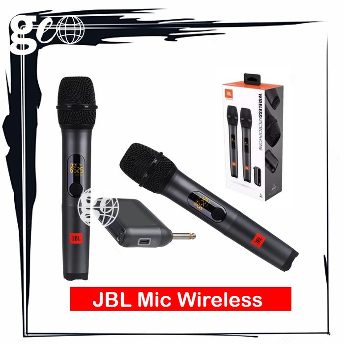 Jual JBL Microphone Wireless Double UHF Mic portable System garansi IMS ...