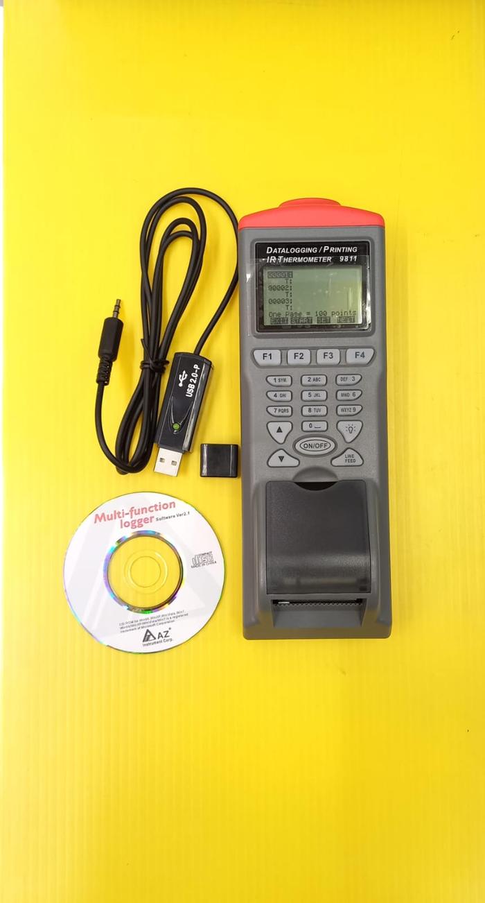 Jual AZ 9811 IR Laser Thermometer Data Logger w/ Printer - Jakarta ...