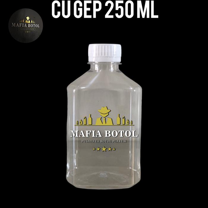 Jual Botol plastik unik kotak 250 ml cu gep plastik tebal - Kota Malang ...